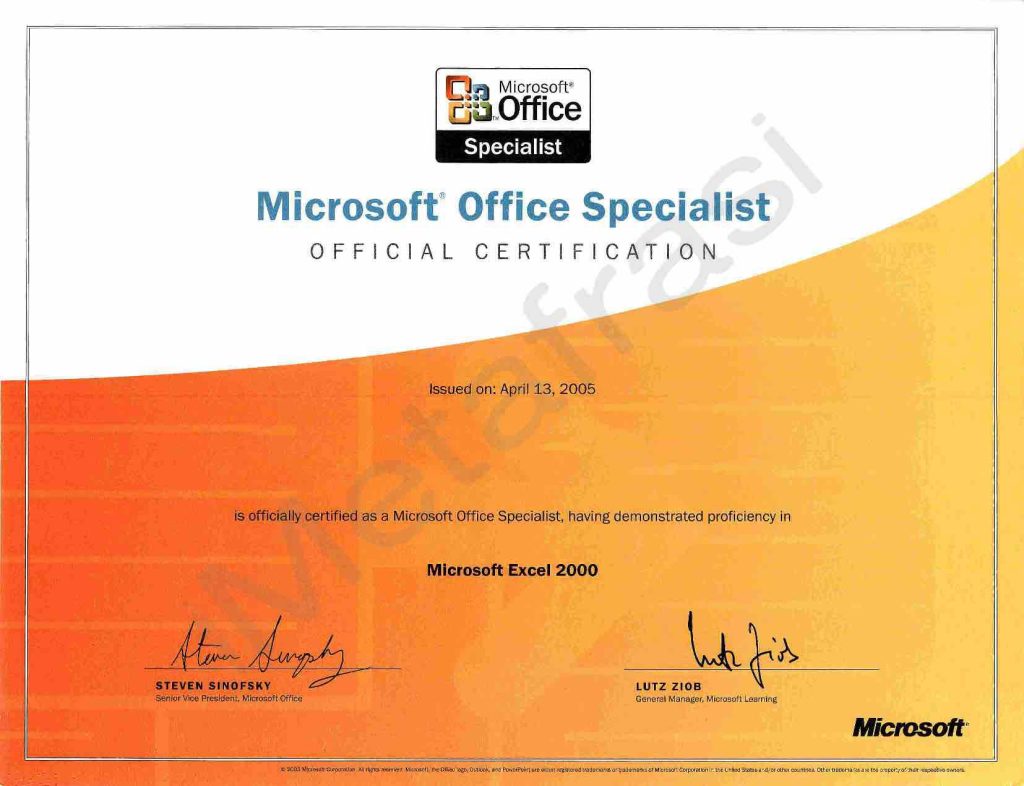 Επίσημη Μετάφραση 🇬🇧 Microsoft Office Specialist -MOS Certification ...