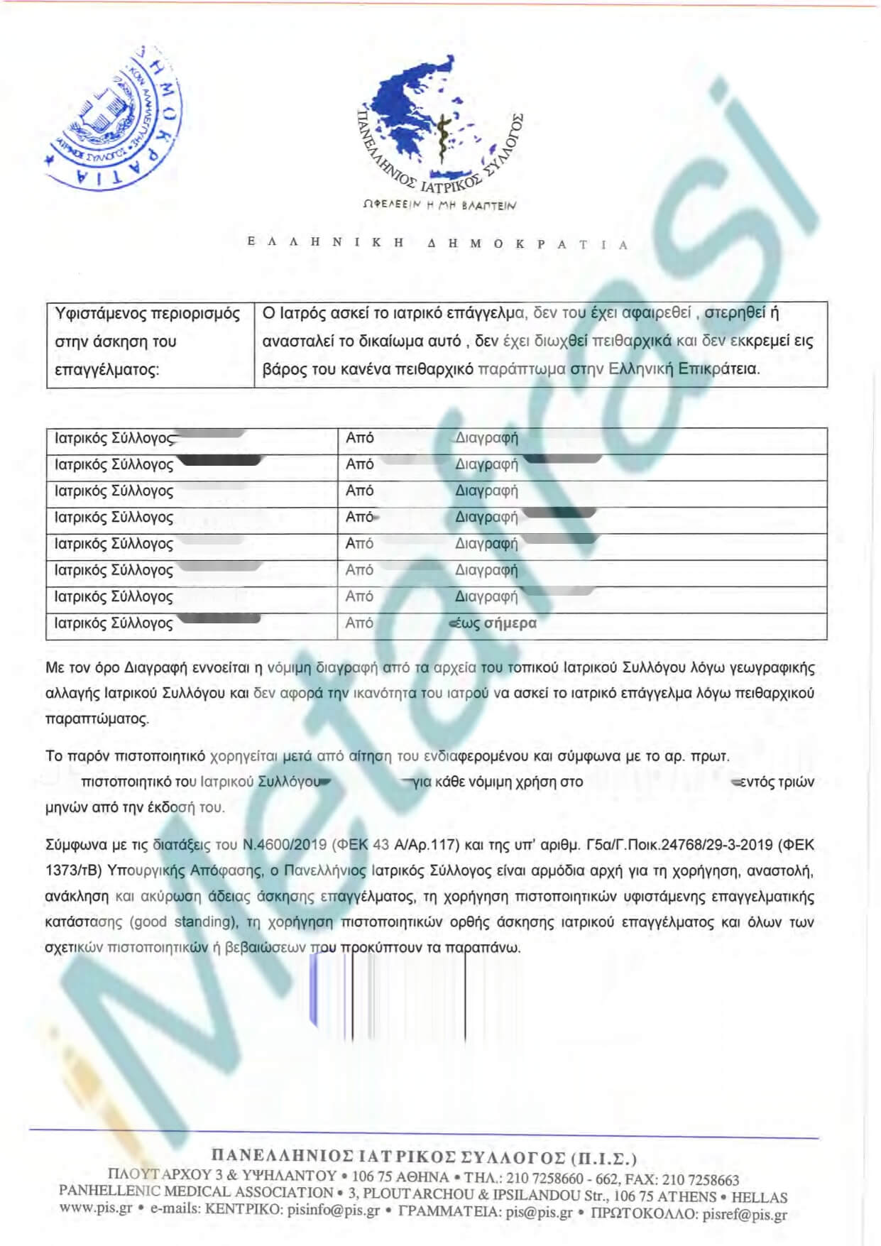 Επίσημη Μετάφραση 🇬🇷 Πιστοποιητικό Υφιστάμενης Επαγγελματικής ...